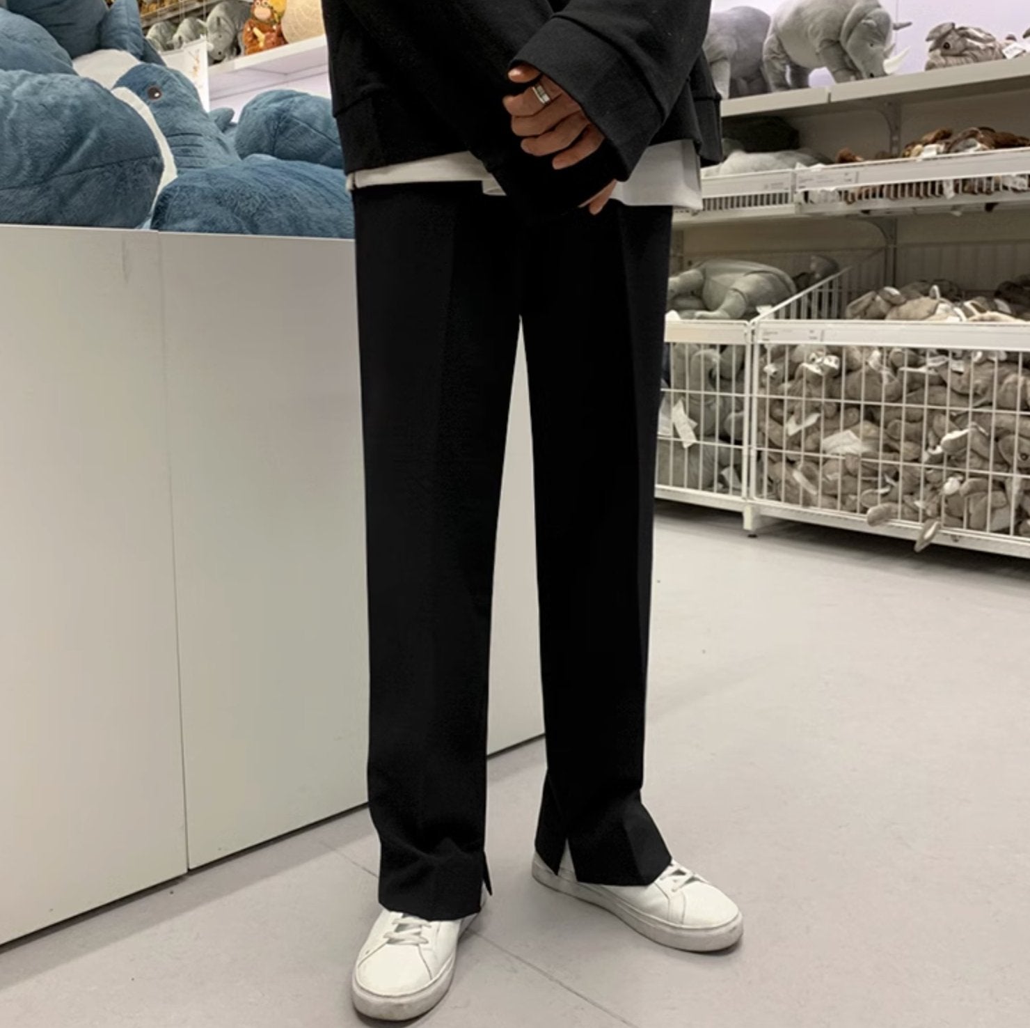 OPEN SPLIT PANTS - Stockbay