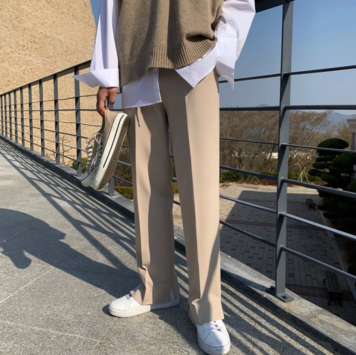 OPEN SPLIT PANTS - Aumori