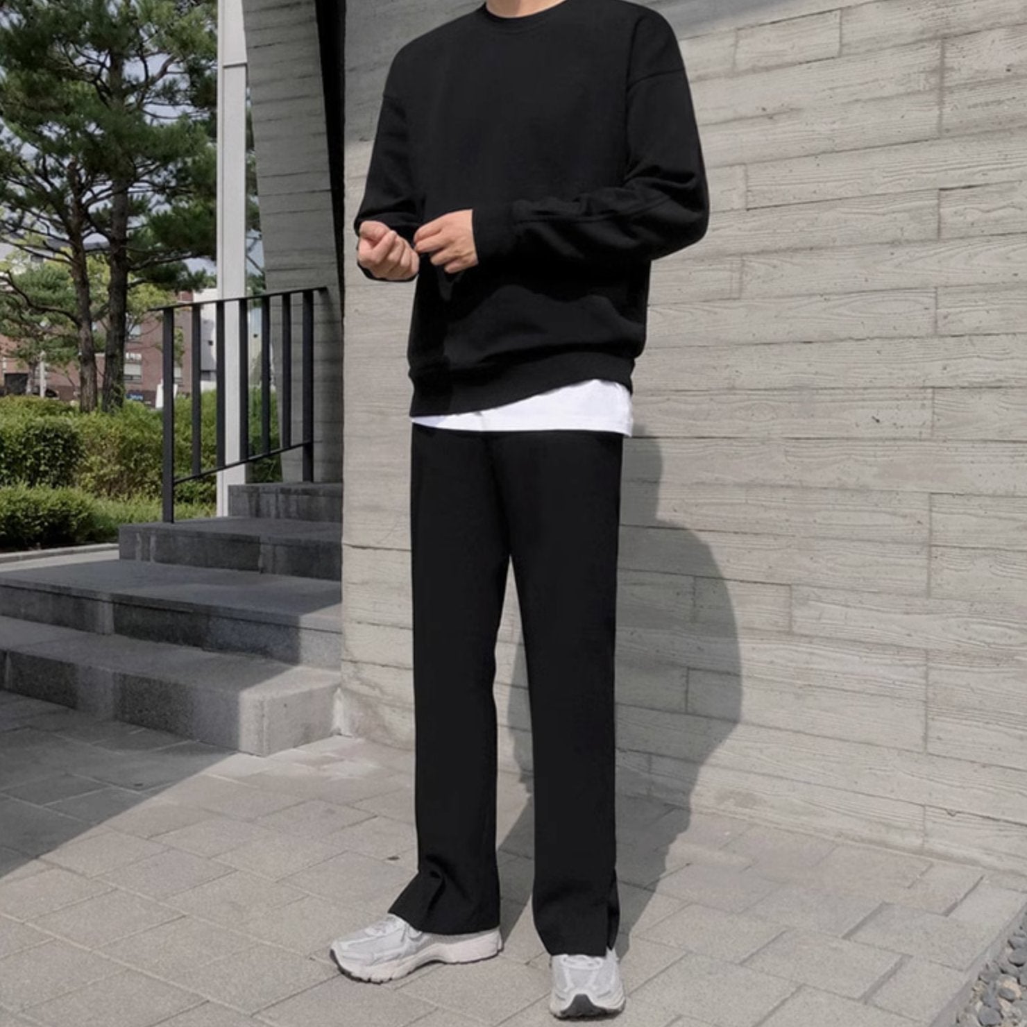 STRAIGHT SPLIT PANTS - Aumori