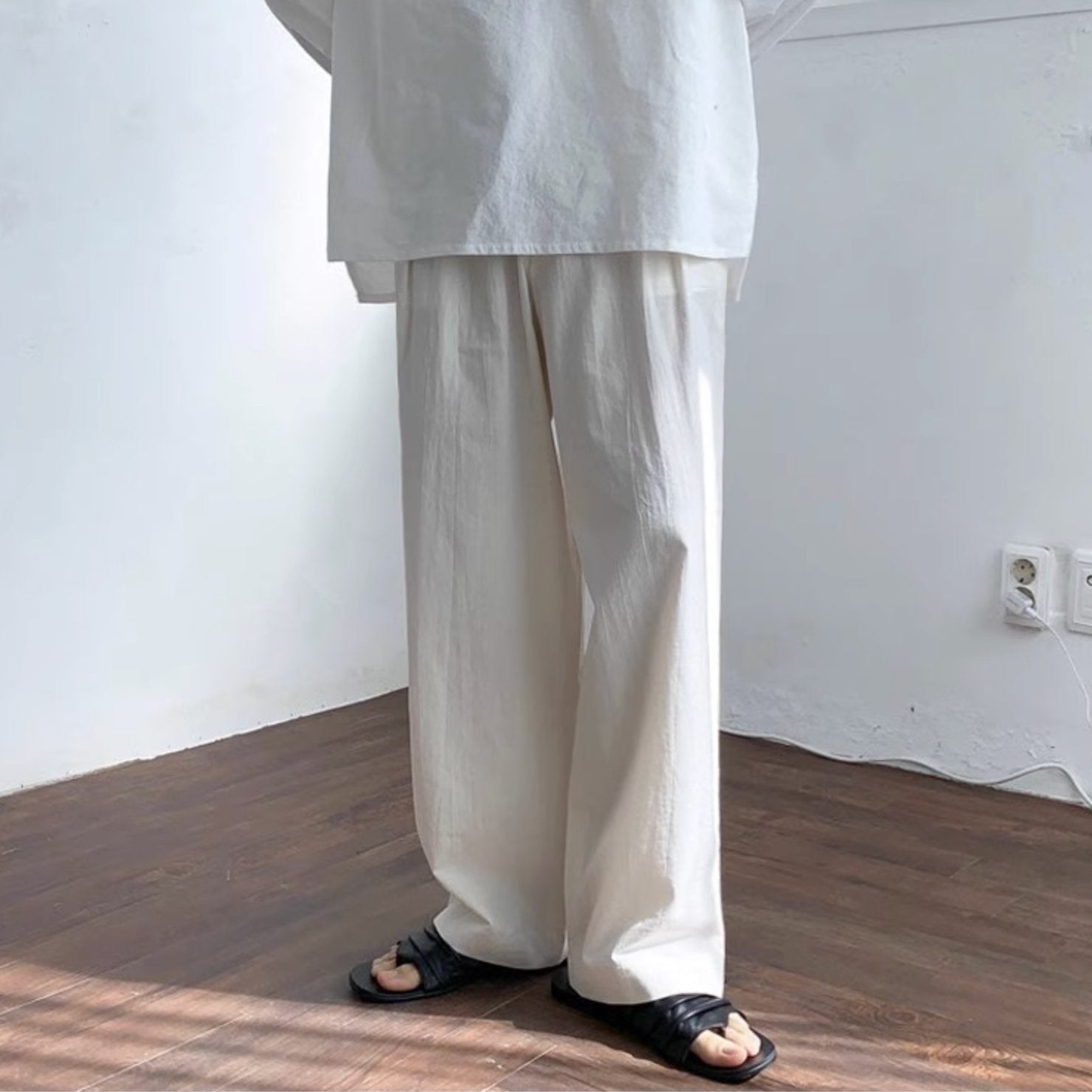 WIDE SUMMER PANTS - Aumori