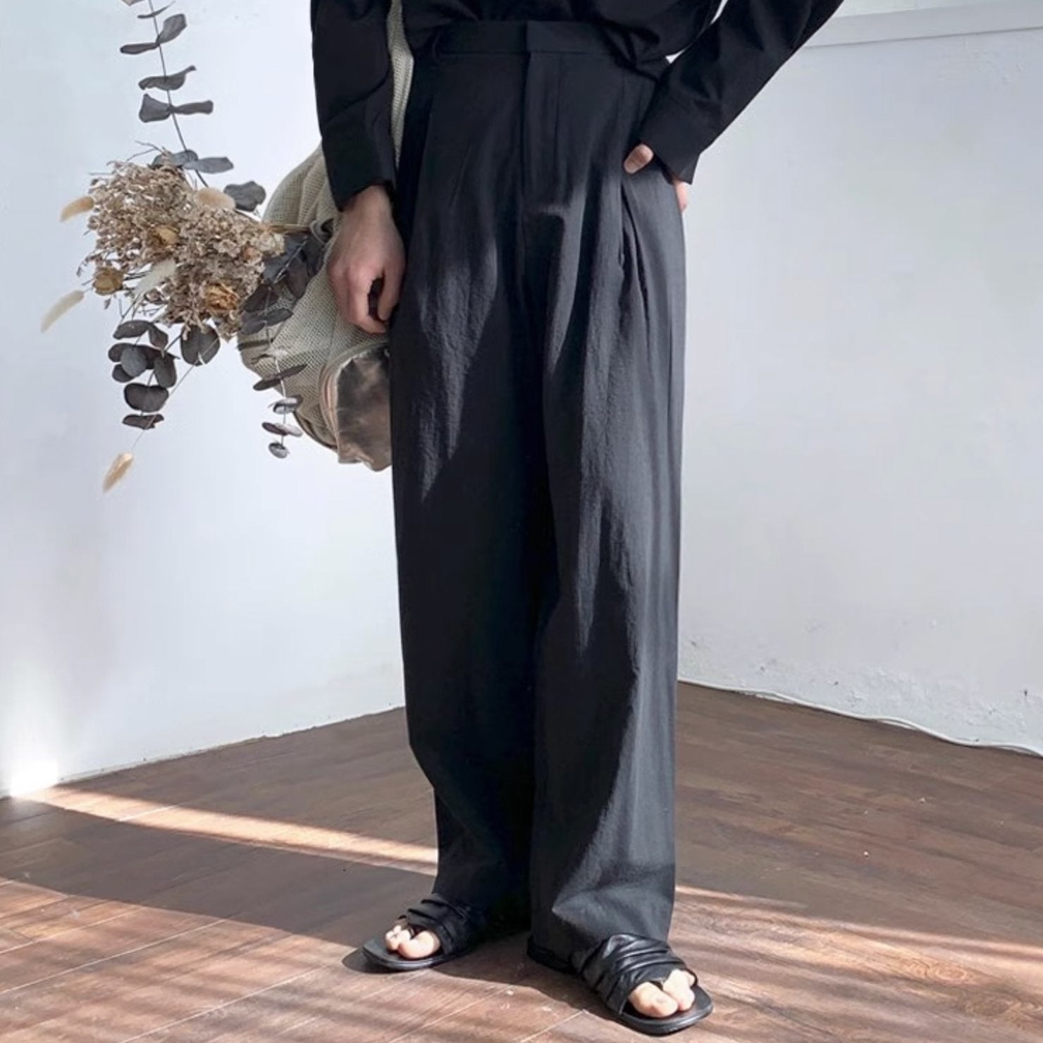 WIDE SUMMER PANTS - Aumori